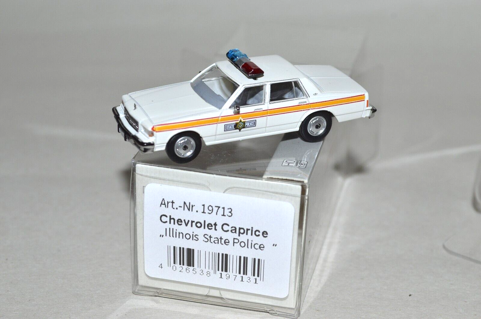 1:87 HO scale Brekina 19713 Chevrolet Caprice ILLINOIS STATE POLICE car ...
