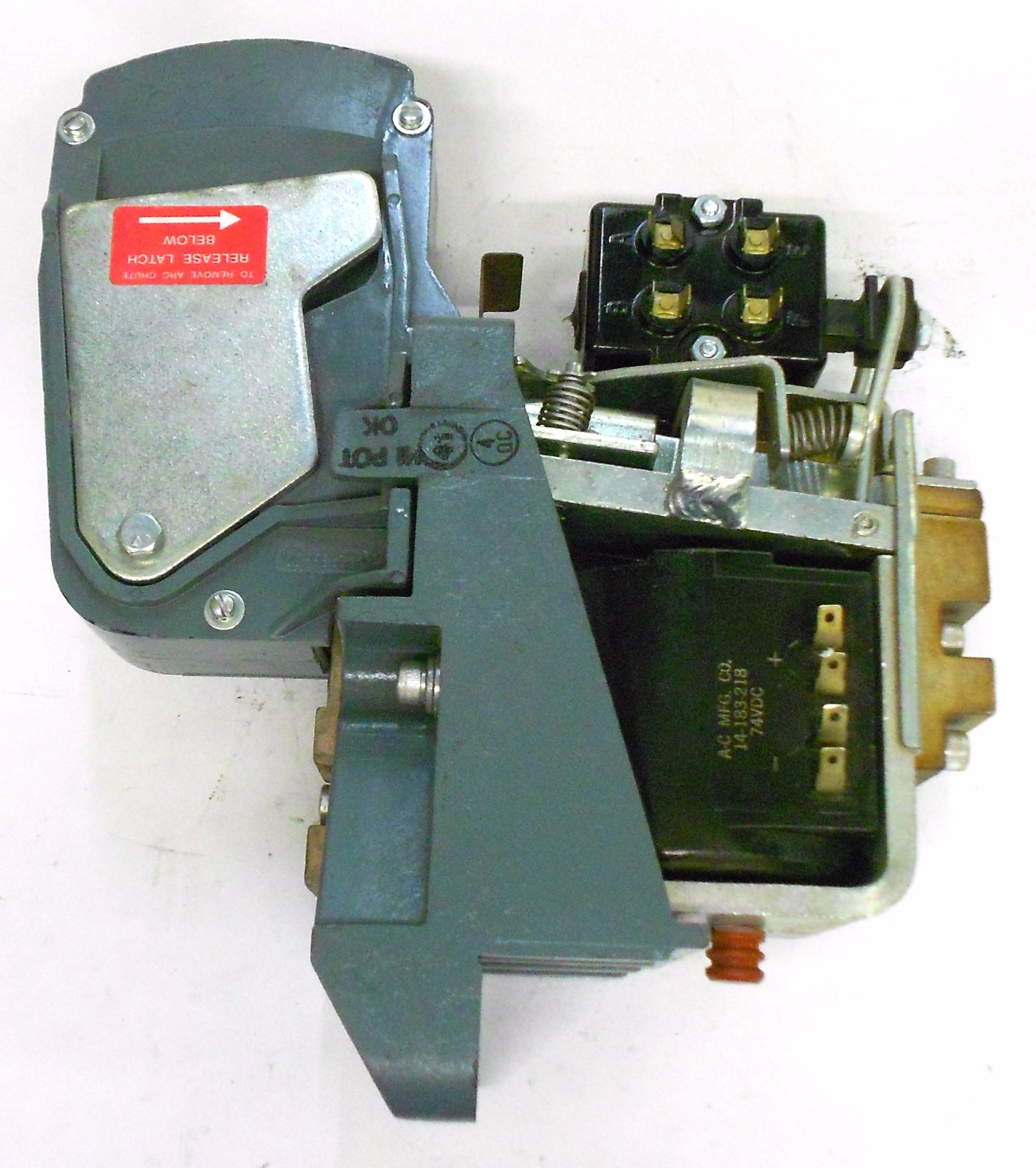 SIEMENS 14429-366-002 74 VDC CONTACTOR 14-183-218 P/N 8461331-2 for ...