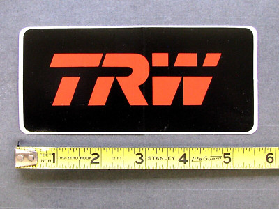 "TRW" Vintage Original Drag Racing Sticker Decal *** NHRA U.S ...