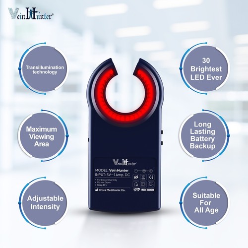 Détecteur de veines LED Illumivein pour trouver des veines | eBay