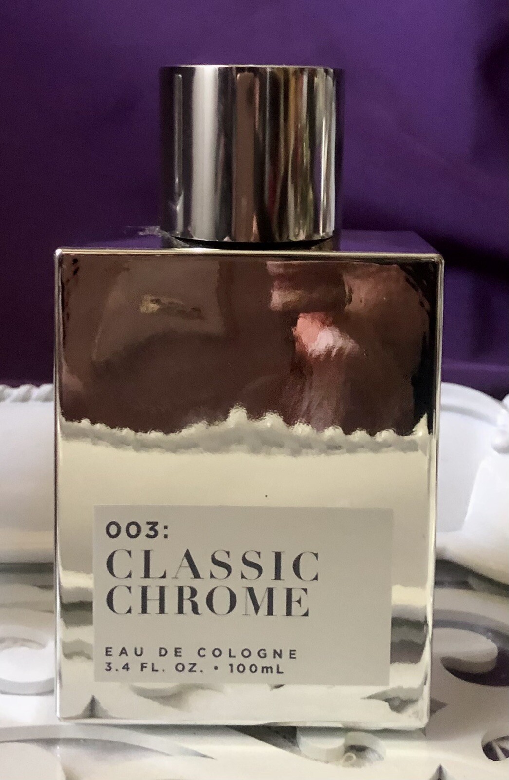 ~Rare! Set Of 2 Tru Fragrance Mens ~'~Classic Chrome~'~ 3.4 oz. Eau de ...