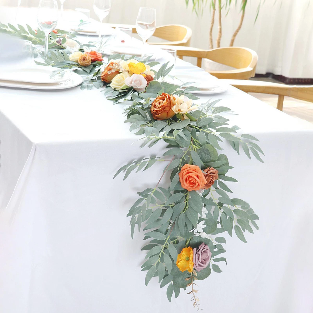 Table Runner Artificial Flowers | Best Flower Site