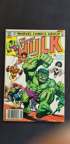 The Incredible Hulk 283 MARVEL COMICS NEWSSTAND 301 | eBay