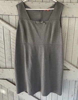 ModCloth Gray Bow Stretch Dress | eBay