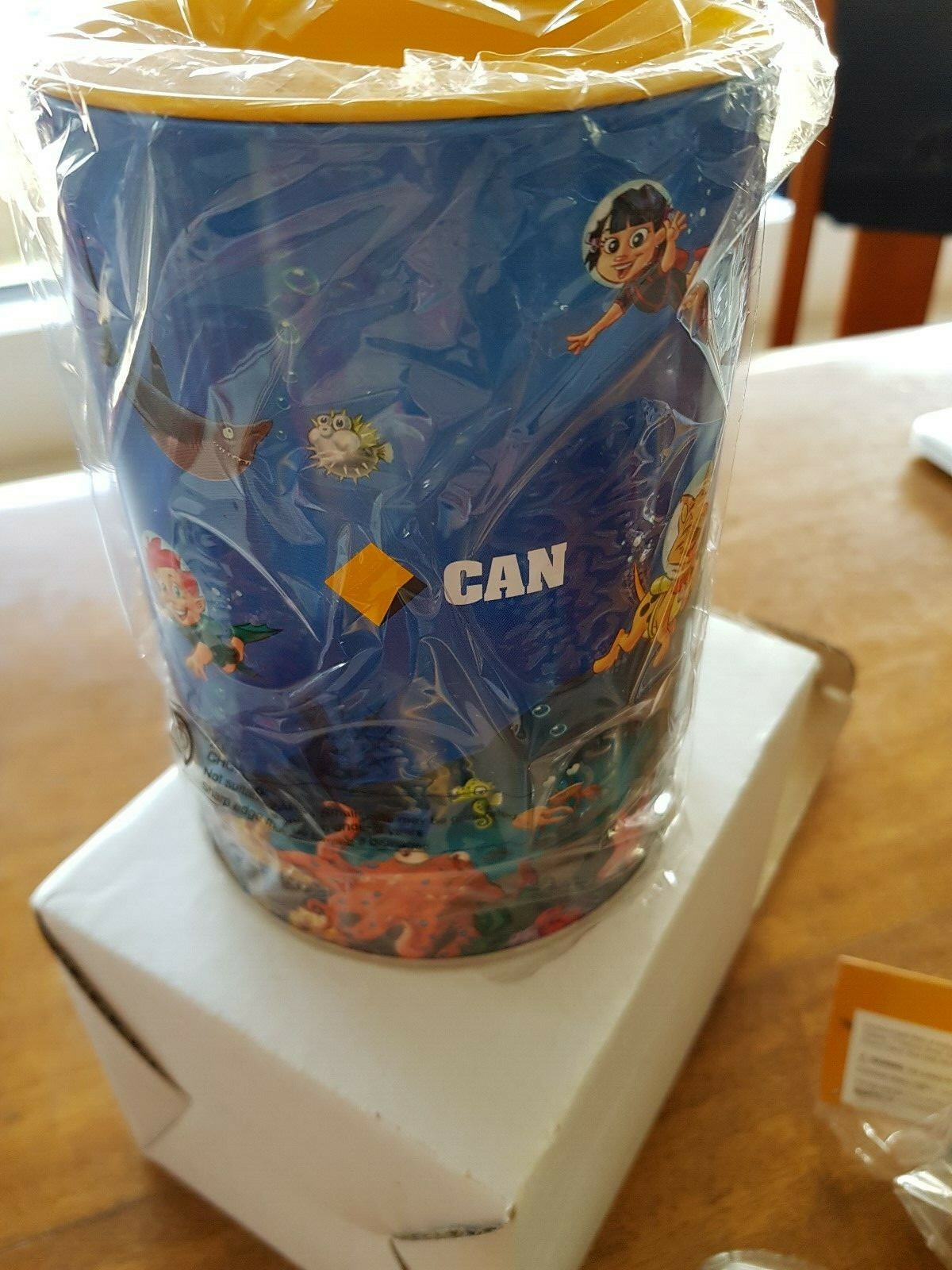 Dollarmite Hand Ball Tin Moneybox Book Light Pencil Collector ...