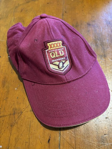 Hat Queensland Maroons State Of Origin Adjustable Cap EUC | eBay Australia