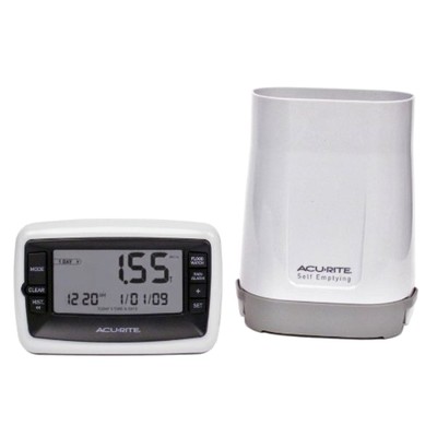 Rain Acurite Wireless Gauge Deluxe Digital Rainfall Measurement Flood ...