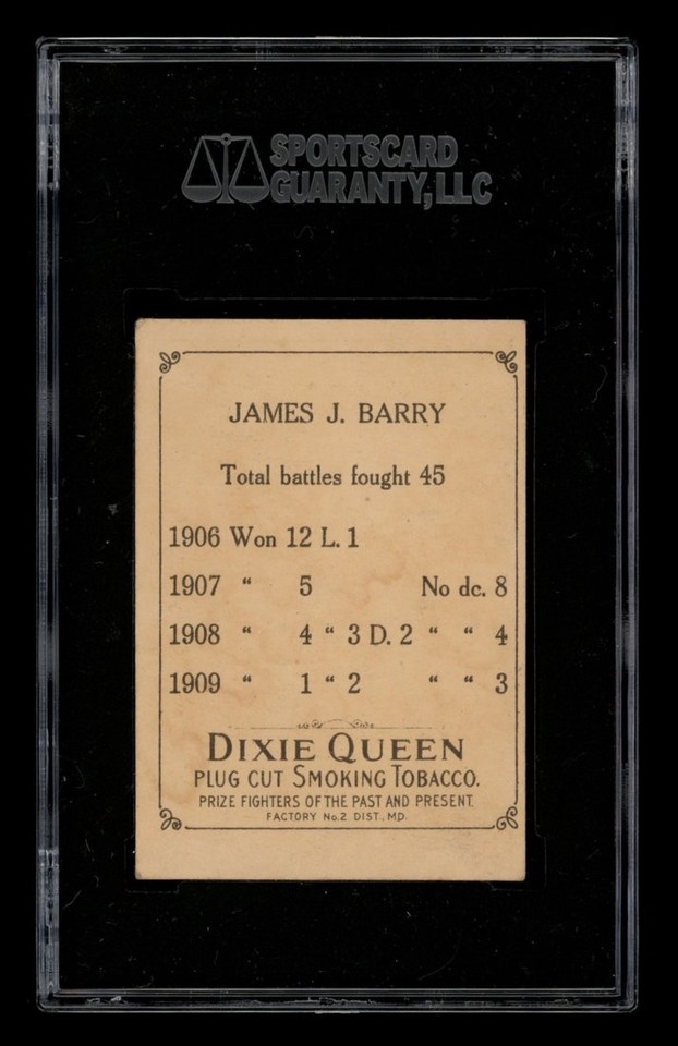 1910 T223 Dixie Queen Set-Break James J. Barry SGC 1.5 FAIR | eBay