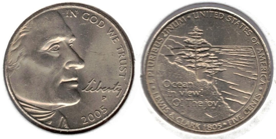 💰 SALE! 8 US JEFFERSON NICKELS New Designs ~ UNC ~ 2004, 2005, 2006 ...