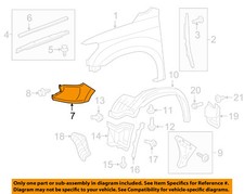 TOYOTA 539310C903 Genuine OEM Extension Panel for sale online | eBay