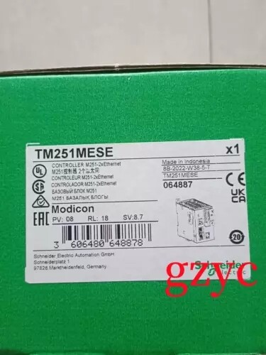 Schneider TM251MESE Modicon M251 Logic Controller, 2 Ethernet, Brand ...