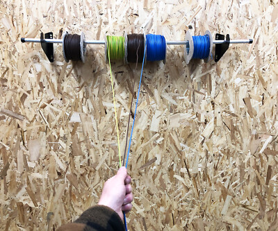 Wall Mounted Electrical Cable Wire Reel Dispenser Earth Sleeving Core ...