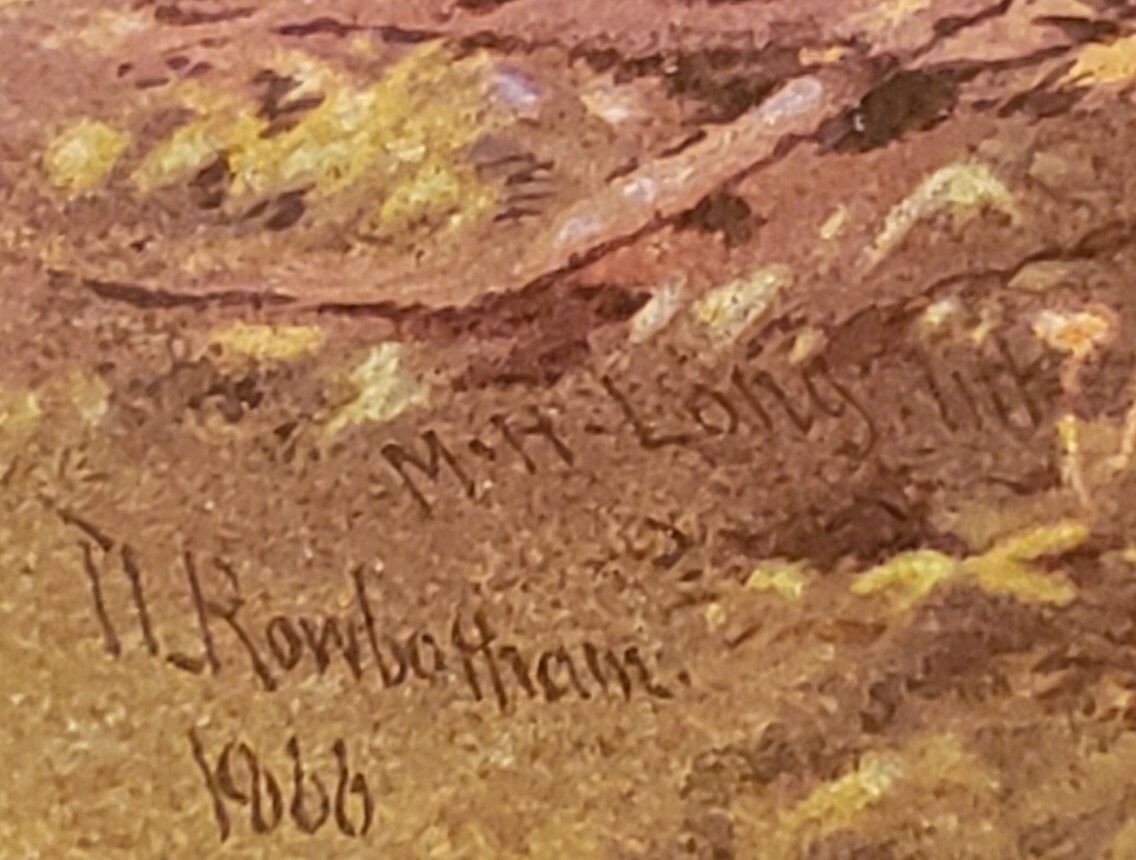 T L ROWBOTHAM CHROMOLITHOGRAPH 1866 MH LONG ENGRAVER LITHO 7 1/2" X 19 ...