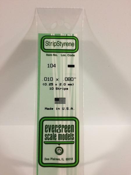 Evergreen Scale Models Styrene Plastic Strip Tubes Angles Rods Scratch ...