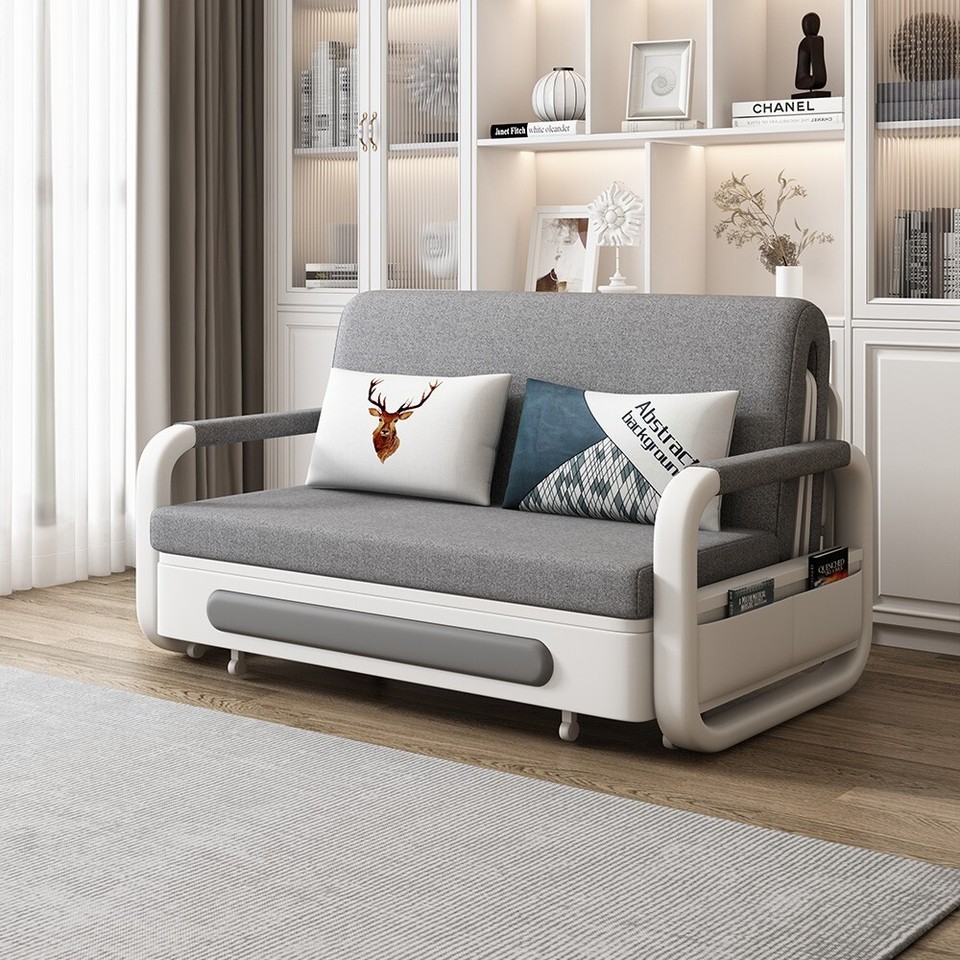 JQK LIVING Sofa Bed-50in Pull Out Sofa Bed futon -Sleeper couche for ...