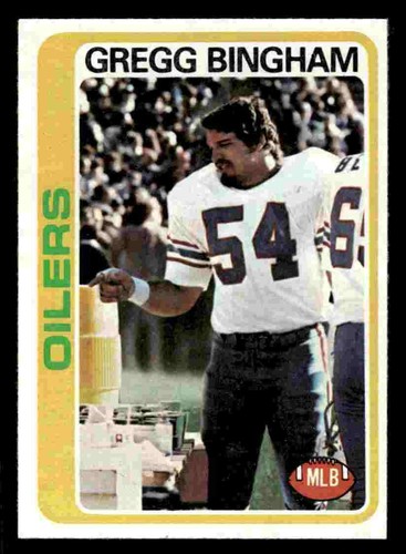 1978 Topps Gregg Bingham #224 - Houston Oilers - NM+ | eBay