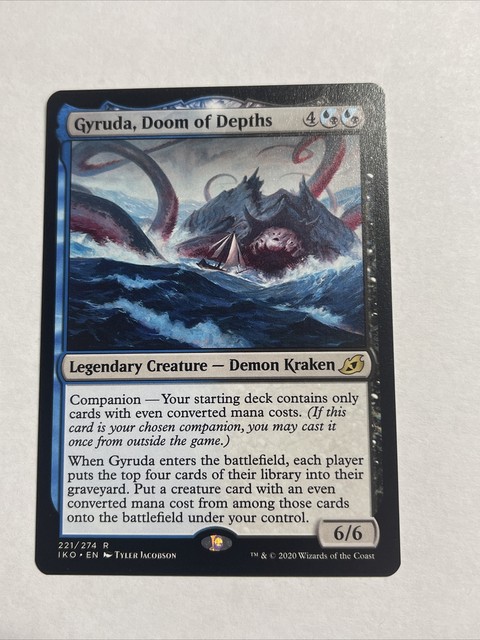 MTG Gyruda, Doom of Depths Ikoria: Lair of Behemoths 221/274 Regular ...