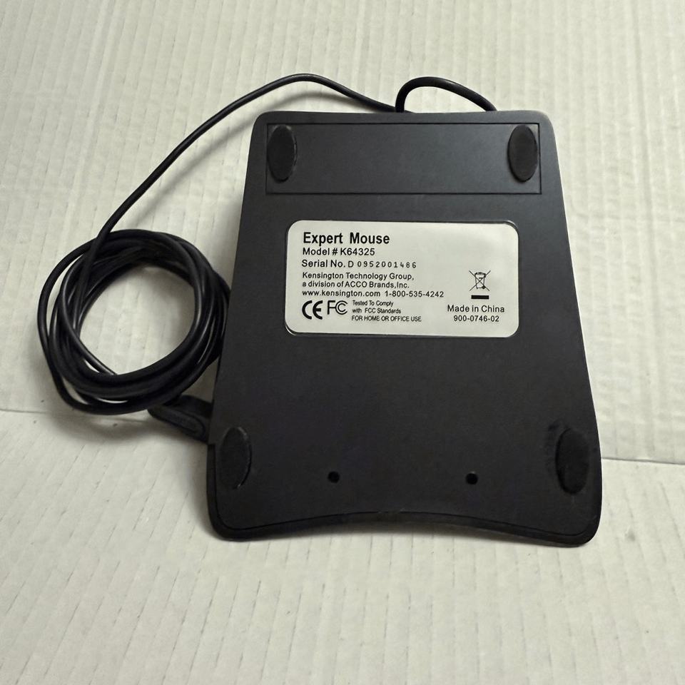 WORKING Kensington Expert Mouse Model K64325 USB Track Ball Mouse | eBay