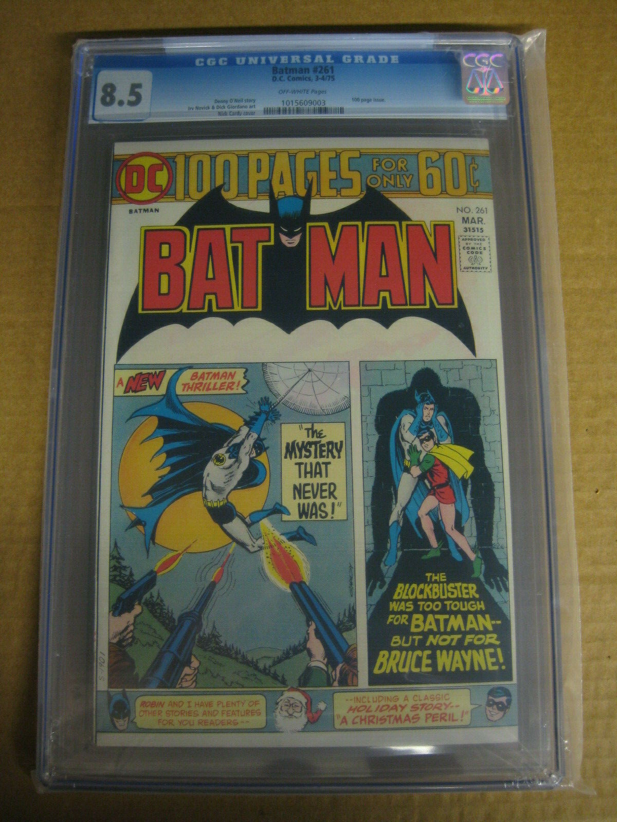 DC Batman #261 CGC 8.5 Off White Pages 100 Page Giant Robin | eBay