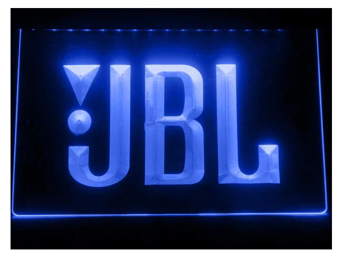 JBL LED Neon Light Sign for Audio store or service sound studio home ...