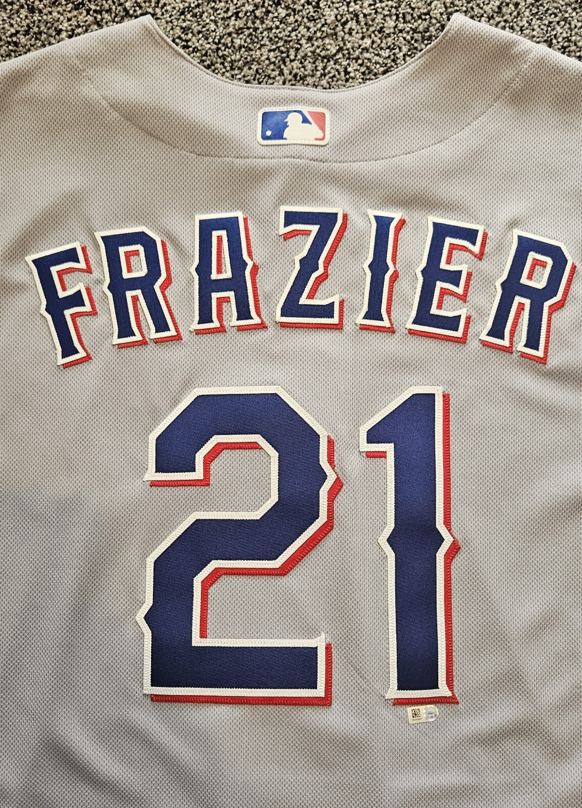 Todd Frazier Rangers Team Issued Jersey 2020 Inaugural Season | eBay