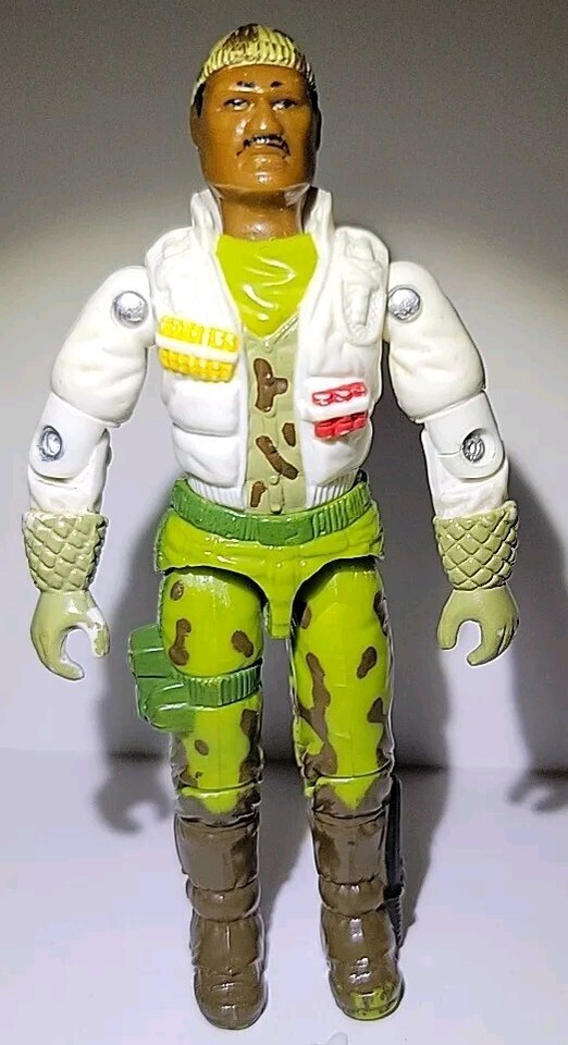 GI Joe Stalker (v2) 1989 Hasbro Tundra Ranger Figure Rifle Mask Knife ...