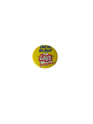 Vintage I Bet On The Best Lays Ups The Bet Pinback Button Chips Snacks ...
