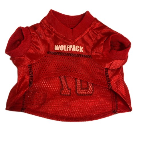 Pets First Collegiate Pet NC State Wolfpack Jersey Sz XS Dog/Cat 6"-9 ...