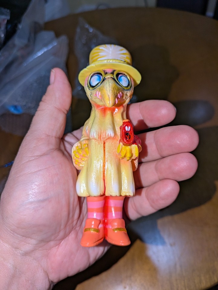 Plague Doctor Sofubi Grizzli Atom X Toy Art Gallery TAG Yellow Rat ...