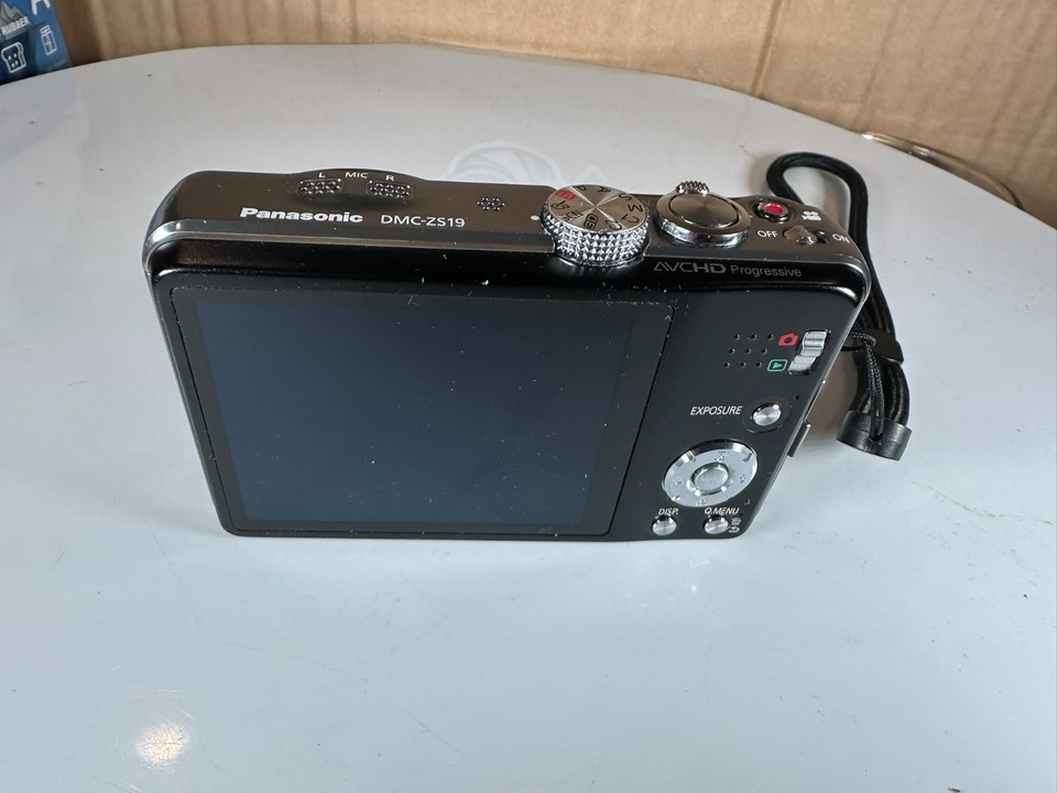 Used Panasonic LUMIX DMC-ZS19 14.1MP 20x Zoom Digital Camera Black | eBay