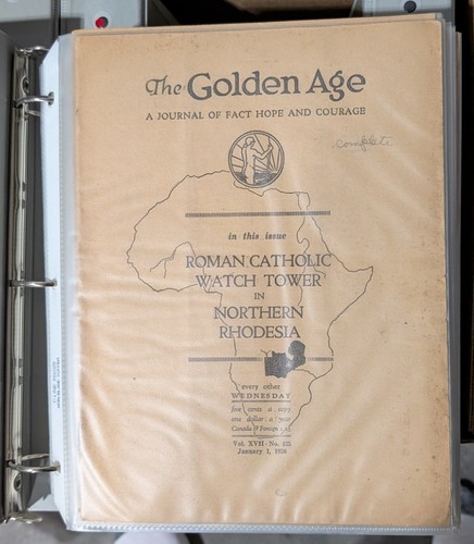 WATCHTOWER Golden Age Magazine Complete 1936 yearset 26 issues | eBay