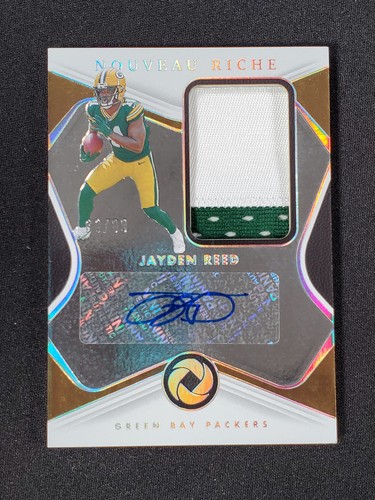 2024 Gold Standard #NRP-JRD Jayden Reed MEM Patch Auto #/89 RPA | eBay