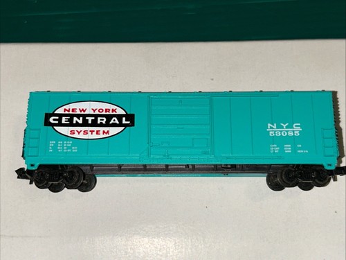 N Scale Bevbel N.Y. Central 10009 Evan’s 50’ Teal Box Car | eBay