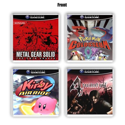 GameCube Style Plastic Cup Coaster x4 Set MGS Twin Snake- Pokemon ...