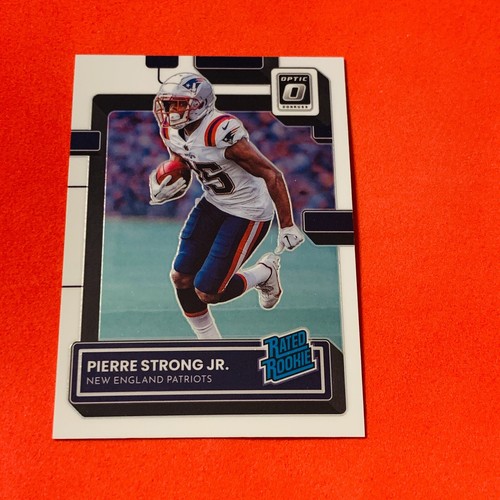 Pierre Strong Jr RATED ROOKIE New England Patriots 2022 Optic Base Card ...