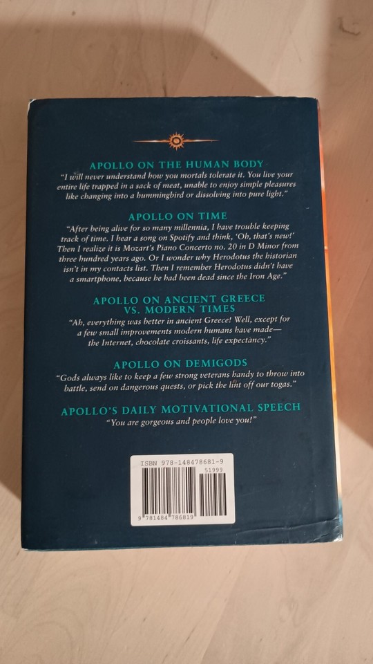 The Trials of Apollo, Books 1 & 2, SIGNED COPIES by Rick Riordan, 2016 ...