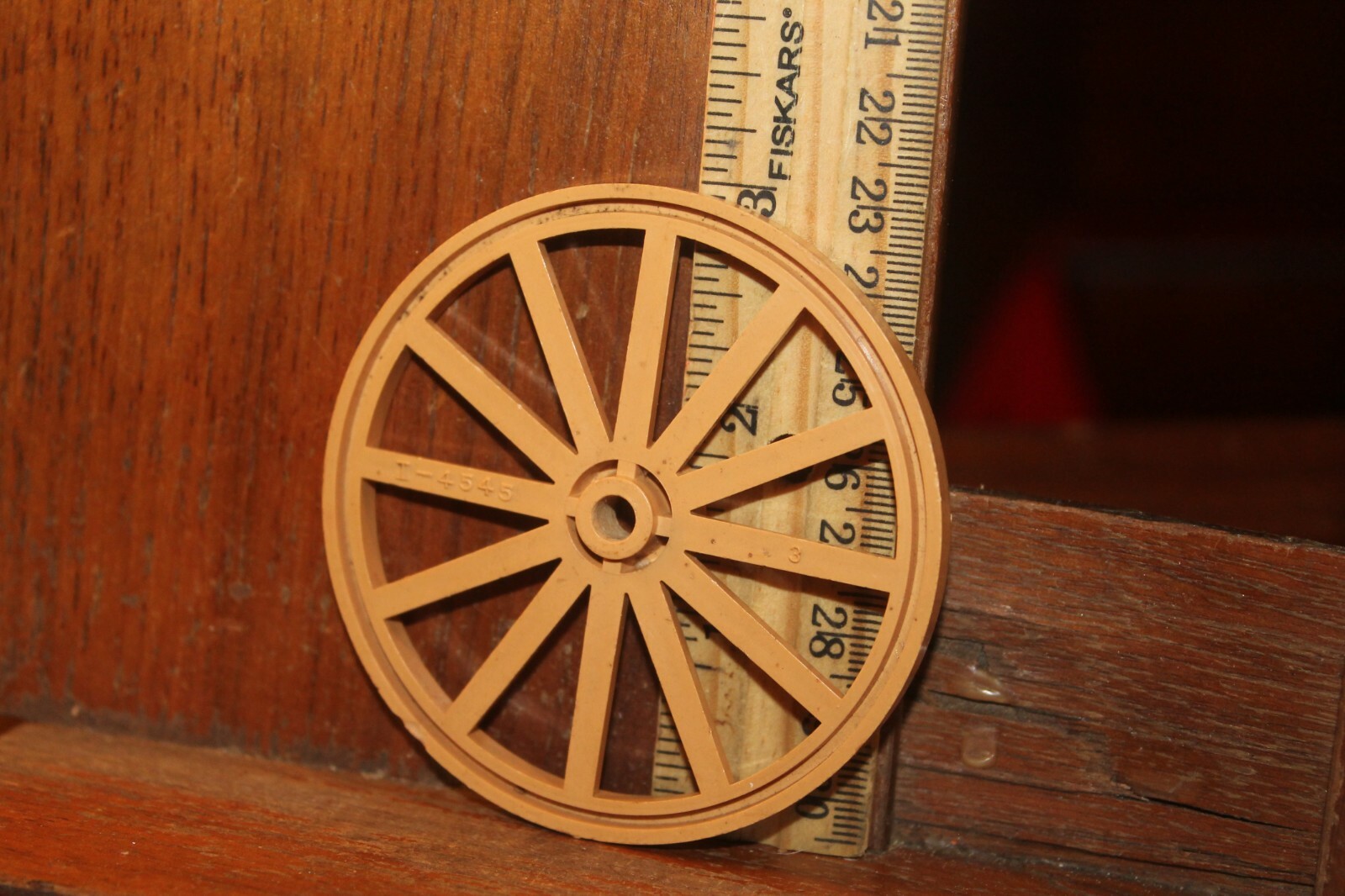 Vintage ca. 1960's Plastic Wagon Wheel Toy Part 3" Tan | eBay