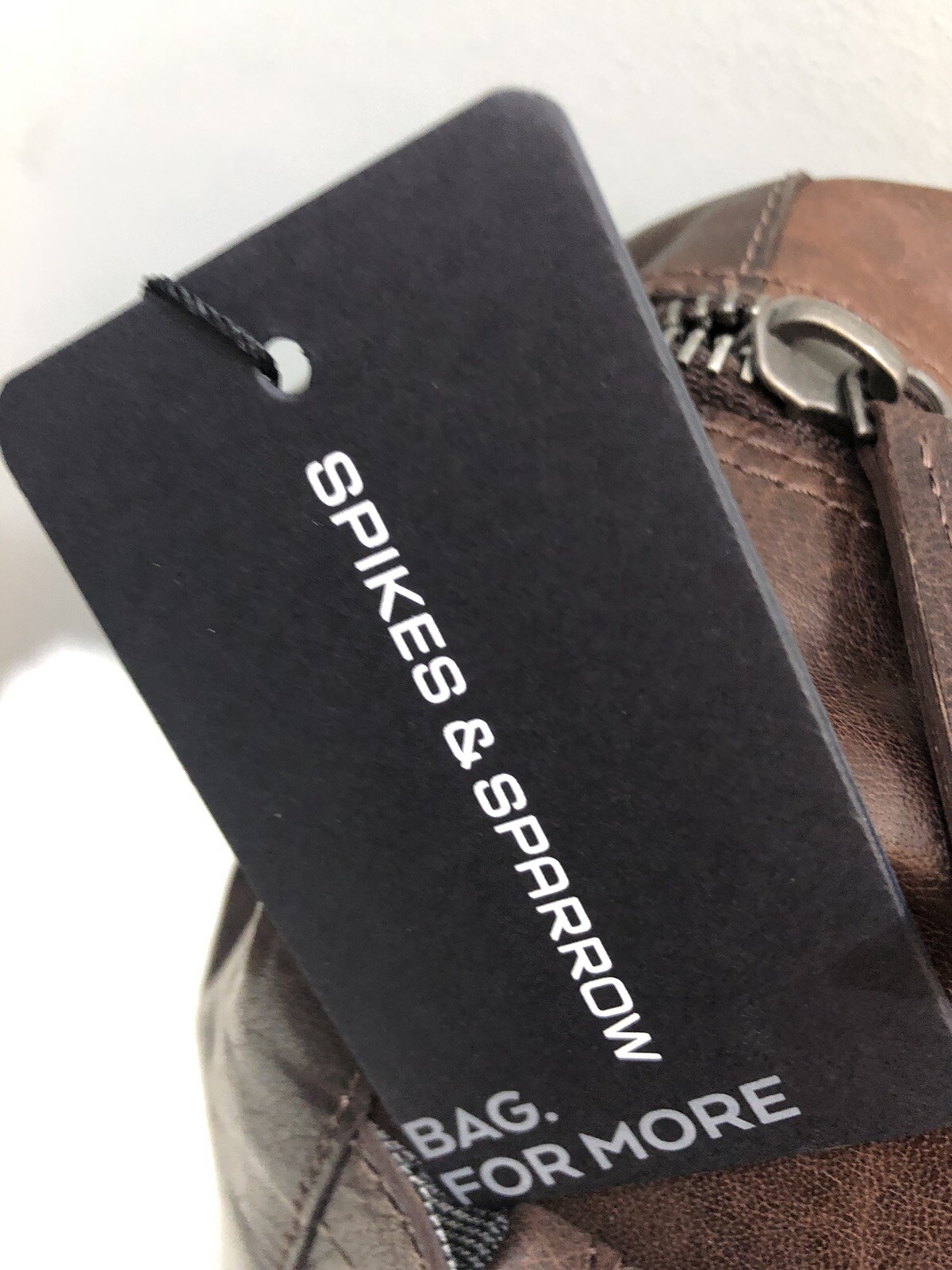 Spikes & Sparrow Large Leather Business Laptop Messenger Bag in Dark ...