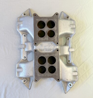 MoPar B Engine Dual Quad Intake Manifold 350 361 383 400 Cuda Charger ...