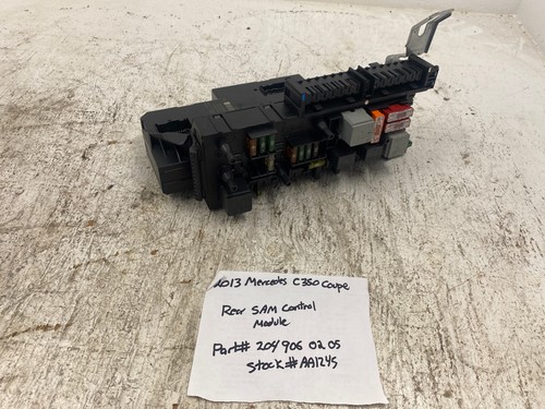 12-15 MERCEDES BENZ AMG C350 C63 W204 OEM REAR SAM MODULE FUSE RELAY ...