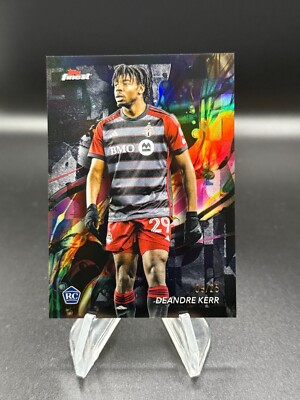 2024 Topps Finest MLS Soccer #34 Deandre Kerr Black Refractor /25 RC | eBay