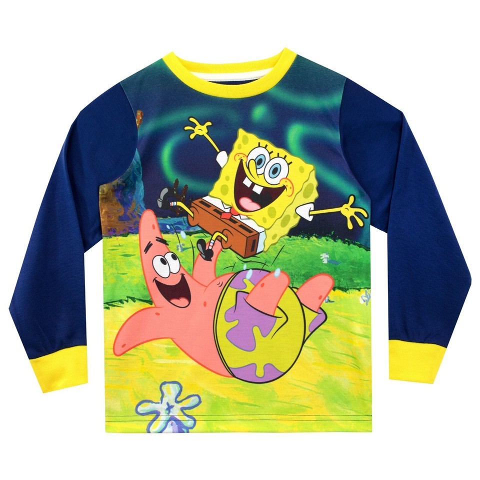 Spongebob Squarepants Pyjamas | Boys Sponge Bob Pyjamas | Kids ...