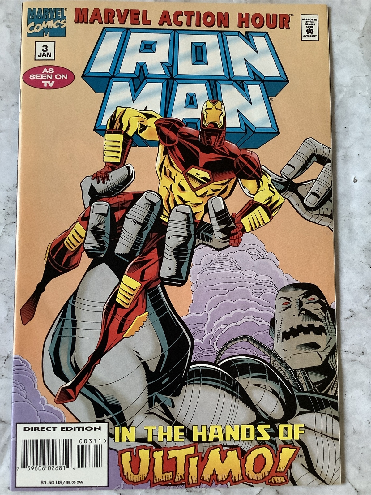 Marvel Action Hour, Featuring Ironman #3 (Jan 1995 Marvel) NM Dario ...