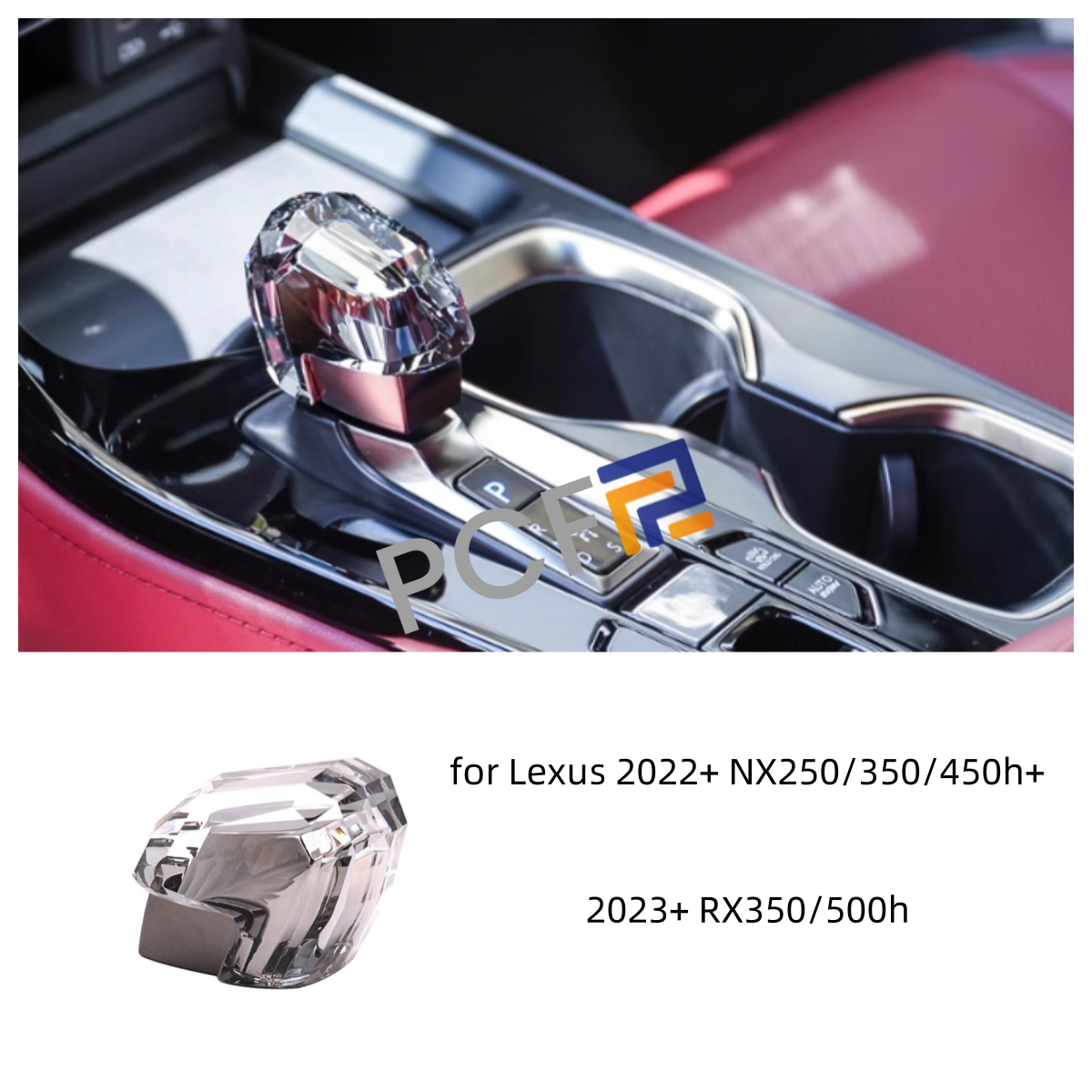Crystal Style Gear Shift Lever Head for Lexus 22+ NX250/350/450h+ 23 ...