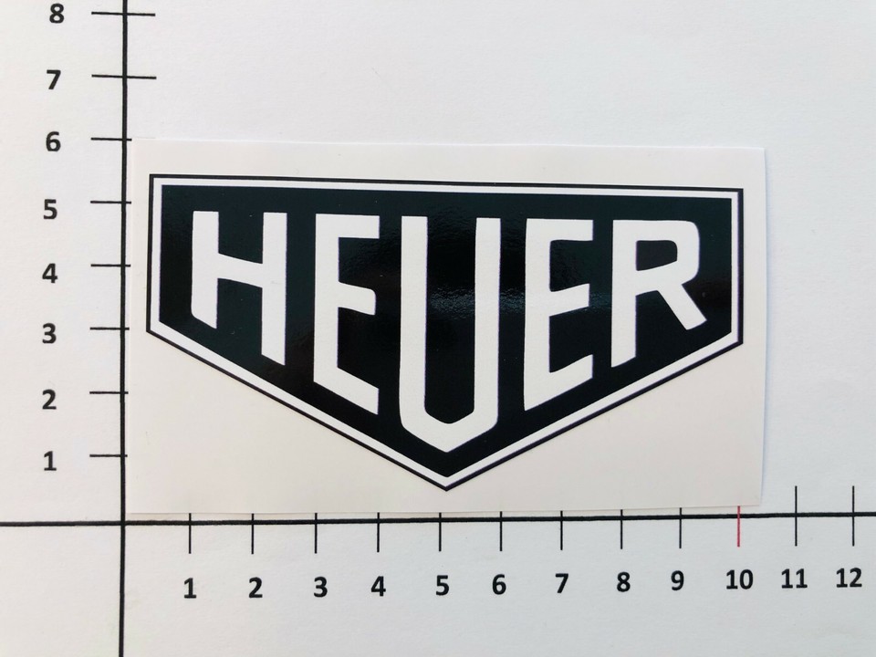 TAG HEUER OLDSCHOOL Aufkleber Sticker Decal Youngtimer Race Auto Promo ...