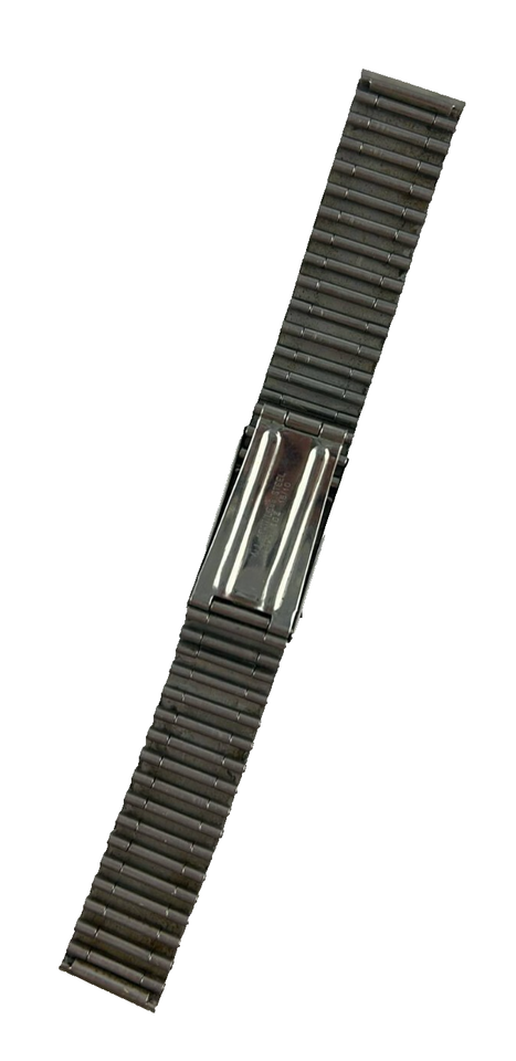 Generic Unisex Watch Strap Straight Attachment 18Mm Metal Deployant ...