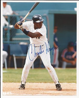 Charlie Hayes New York Yankees Signed Auto 8x10 Photo Autograph | eBay