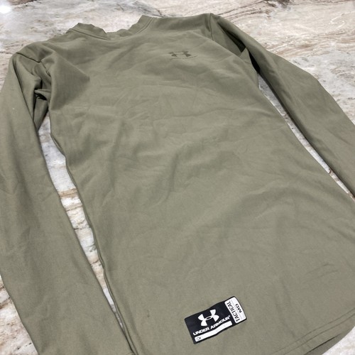 Mens Under Armour Cold Gear Tactical Compression Base Layer Shirt Sz M ...
