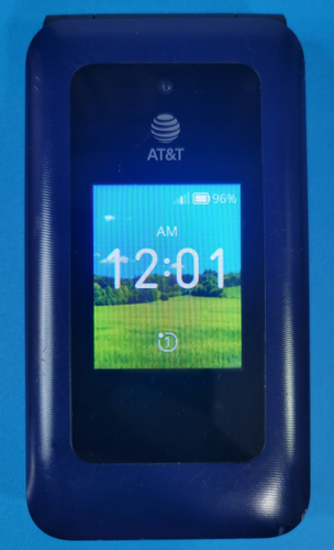 AT&T Prepaid Cingular Flex 2 4GB Classic Navy U1030AA Flip Phone | eBay