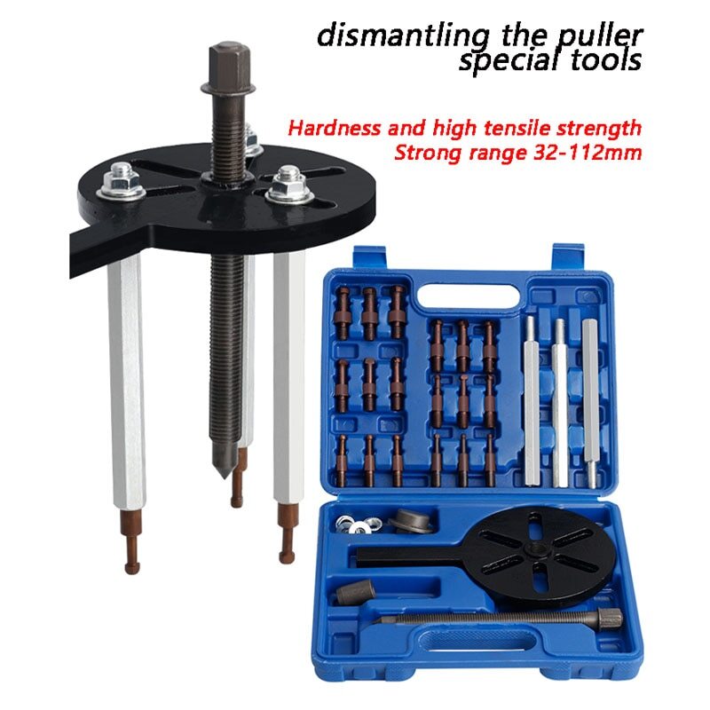 21PCS Bearing Puller Inner Hole Puller Disassembly Removal Tool Three ...
